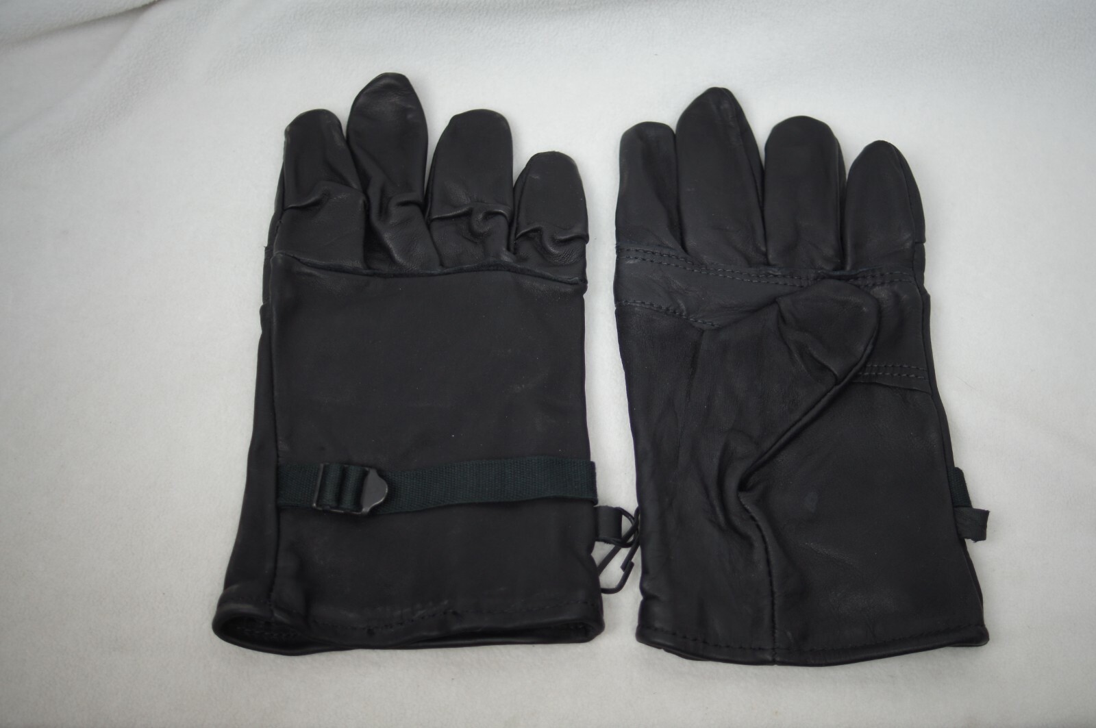 GI Black D3A Leather Gloves Flexor Style Glove Size 3 (Small) Light ...