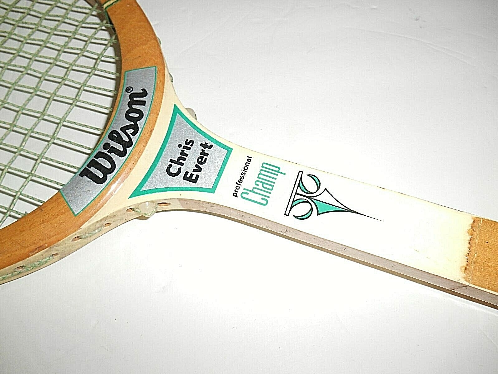 WILSON CHRIS EVERT PROFESSIONAL CHAMP VINTAGE WOODEN TENNIS RACKET | eBay