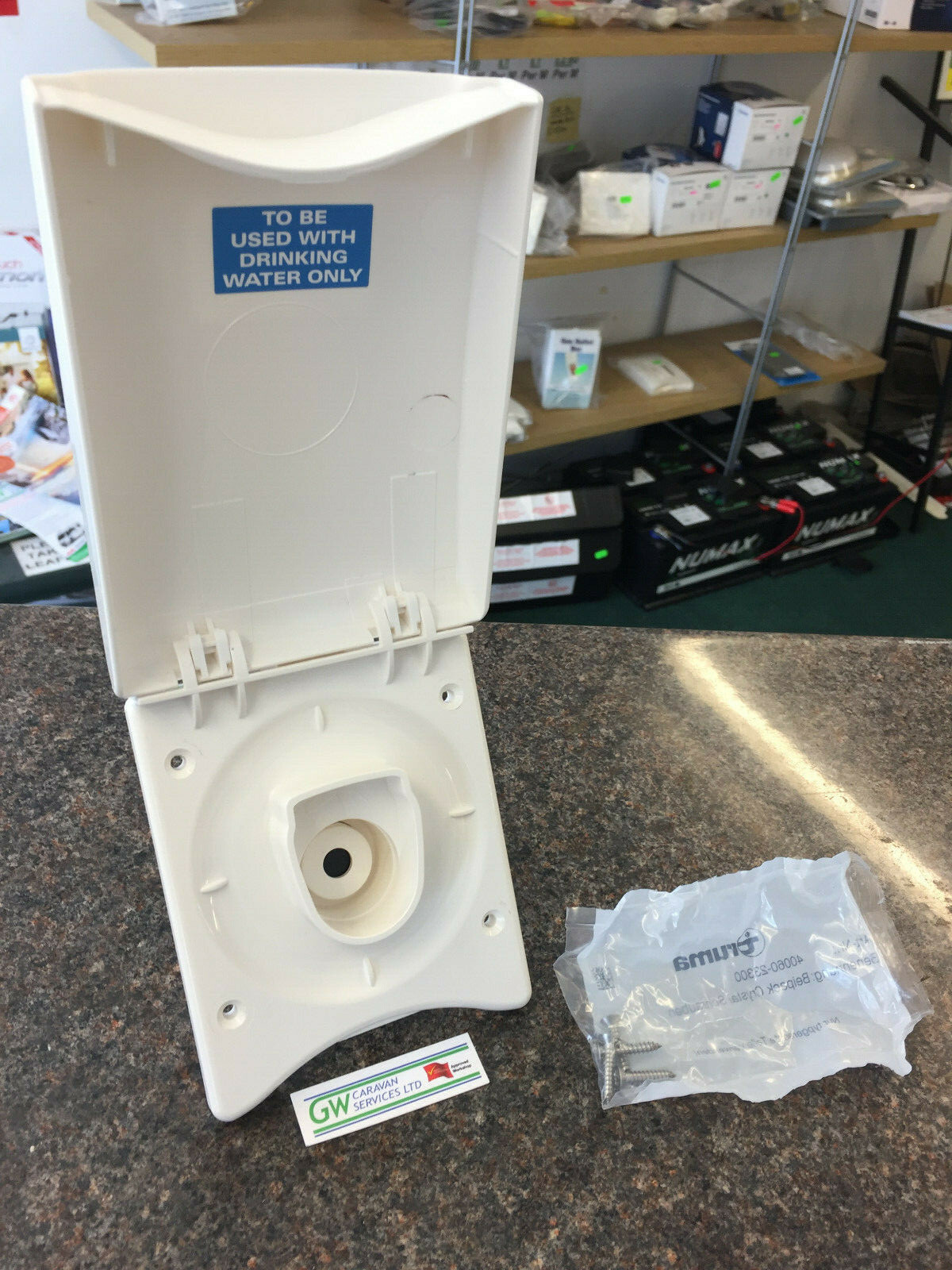 TRUMA ULTRAFLOW WATER COMPACT INTAKE HOUSING WHITE ONBOARD WATER PUMP ...