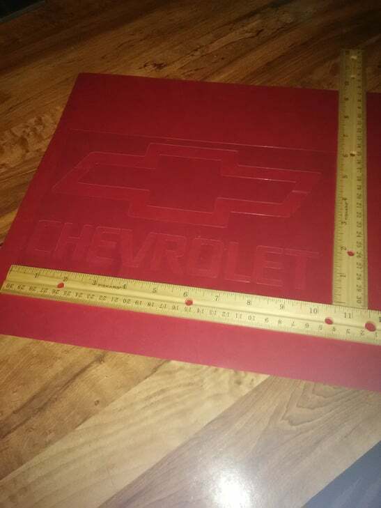 Chevy Bowtie Emblem Stencil