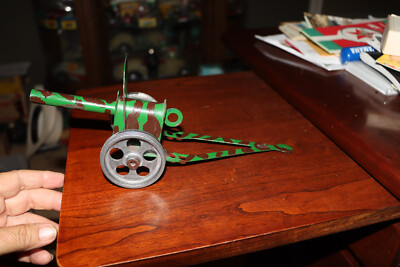 Vintage WW1 Aluminum WHEEL FIRING Cannon Chassis & Wheels Machined 11 1 ...