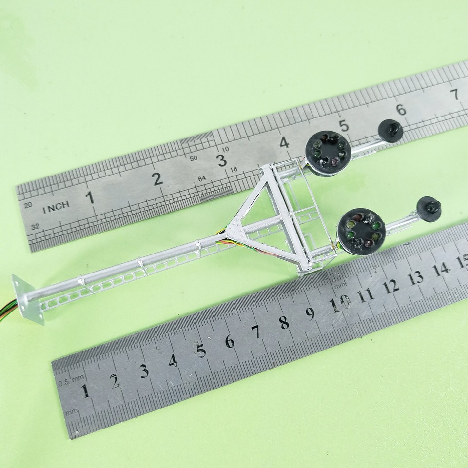 1 x HO scale model railroad tower CPL signal B&O goalpost position # ...