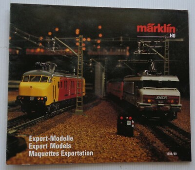 MARKLIN Catalogue Models Export Railways HO Scale Good Condition Year 1989-90 | eBay