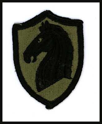 Military Patch US ARMY 107TH ARMORED CAVALRY SUBDUED | eBay