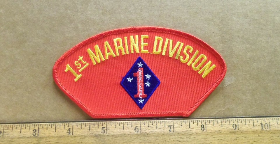 US Marine Corps - 1st Marine Division Embroidered Patch | eBay