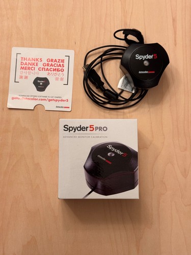Spyder 5 Pro Datacolor Advanced Monitor Calibration Tool - Complete in ...