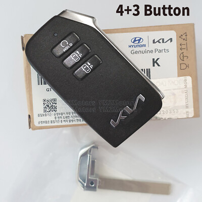 New OEM KIA EV6 2022 2023 2024 FOB Smart Key 4+3button (Parking Assist ...