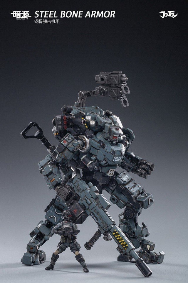 1/25 Scale - Source - Steel Bone Mech Grey Version - MINT IN BOX | eBay