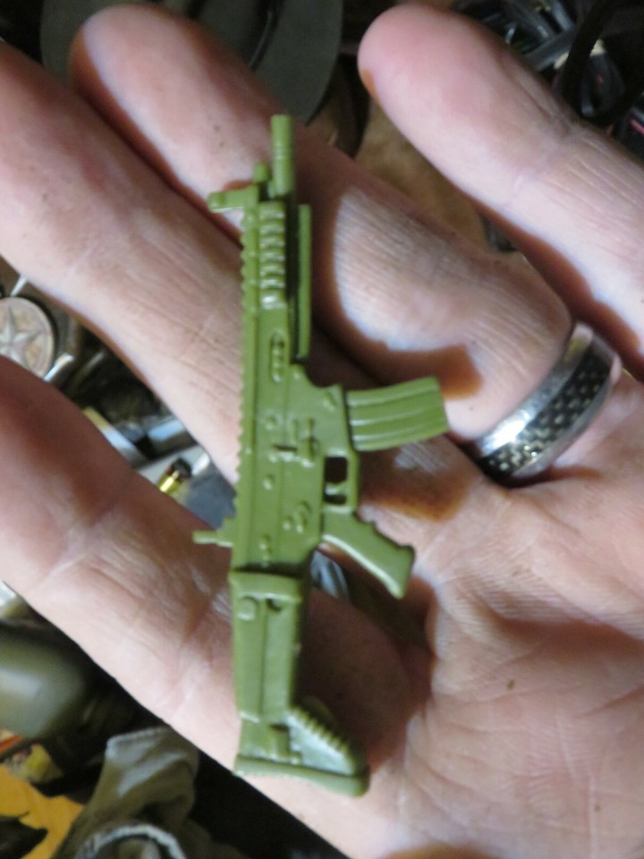 1:12 Scale for 6 Inch Figures Green Assault Rifle 1/12 | eBay