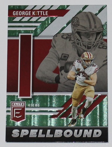 GEORGE KITTLE 2023 Donruss Elite Green SPELLBOUND “I”- #SB-GK2 - 49ers ...
