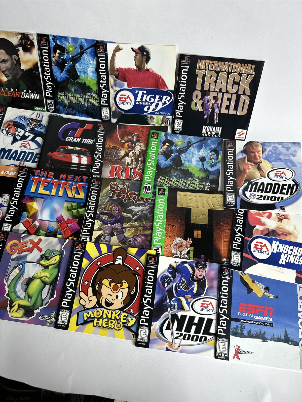 HUGE Lot of 22 Ps1 PlayStation 1 Game Manuals - Sony PS1 Tomb Raider ...