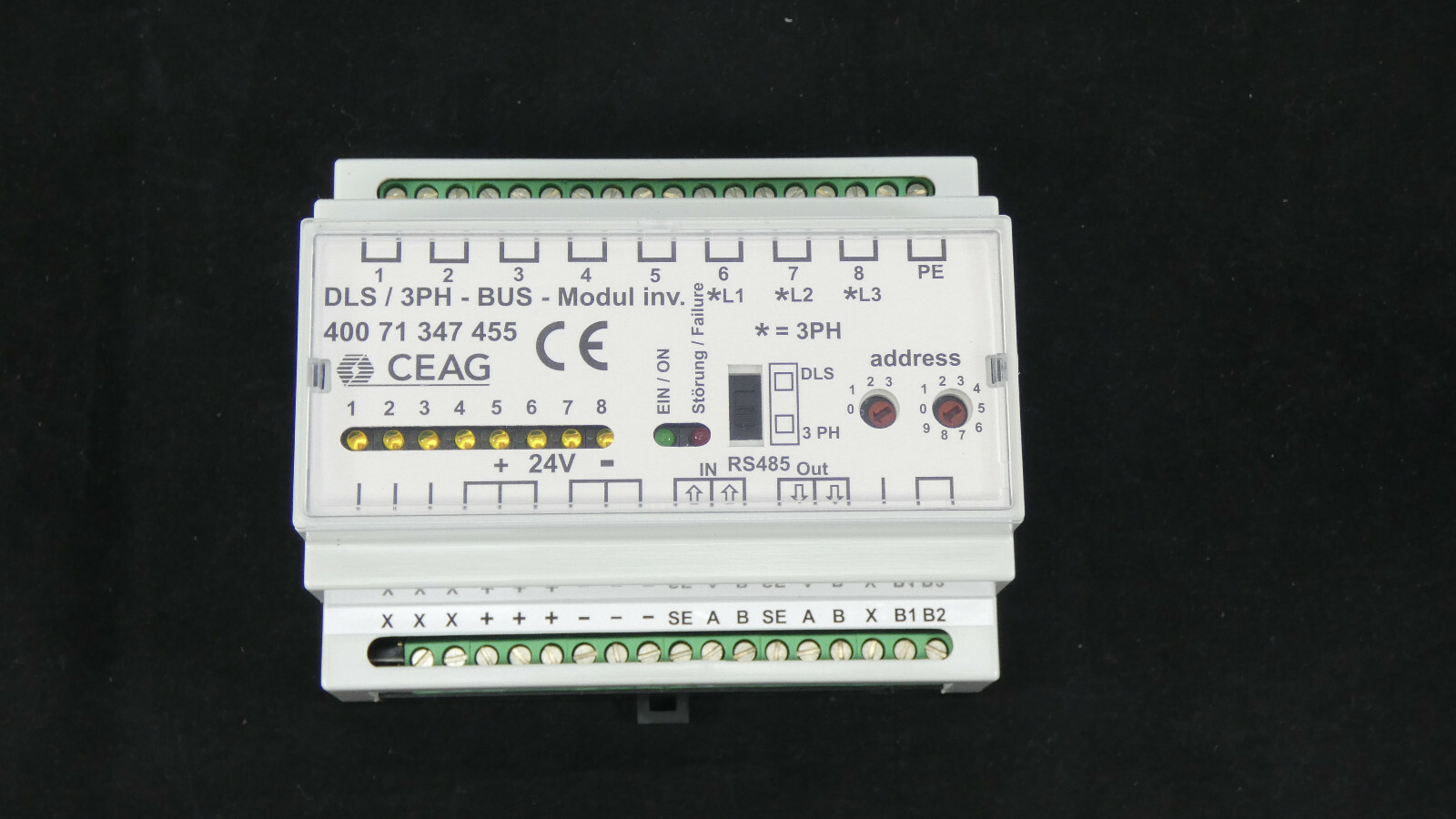 CEAG DLS / 3PH-Bus-Modul inv. | 40071347455 | Fertigungsdatum: 15/2010 ...