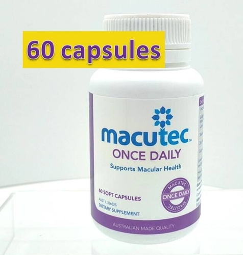 Macutec Once Daily 60 capsules Protection for your eyes Supports Macula ...
