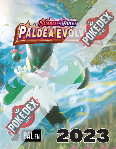 Paldea Evolved Pokemon Binder Art Work W/ Master Checklist | eBay