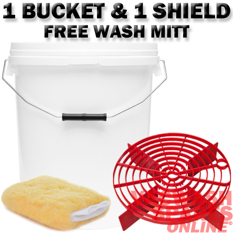 20L WASH BUCKETS AND BARRIER FILTERS - SCRATCH SHIELD - WASH BUCKET ...