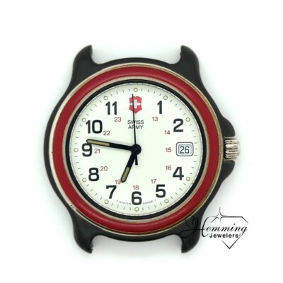 VTG Swiss Army Original Marlboro Watch Men 39mm; Not Working-for Parts ...