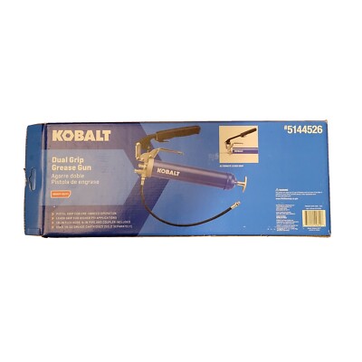 Kobalt Dual Grip Pistol Grease Gun 5144526 | Pneumatic | UPC 0850940008228