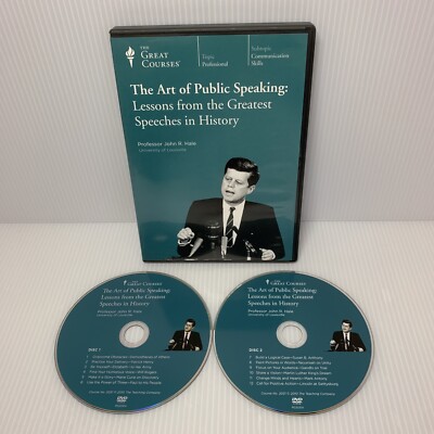 Great Courses Art of Public Speaking: Great Speeches (2-DVD Set, 2010 ...