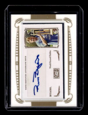 2009 Topps Mayo Autographs #MARB Russell Byars World Record Holder Auto ...