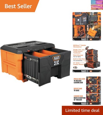 MODbox 1-Drawer Tool Box Organizer, Heavy-Duty Deep Drawer, Stackable ...