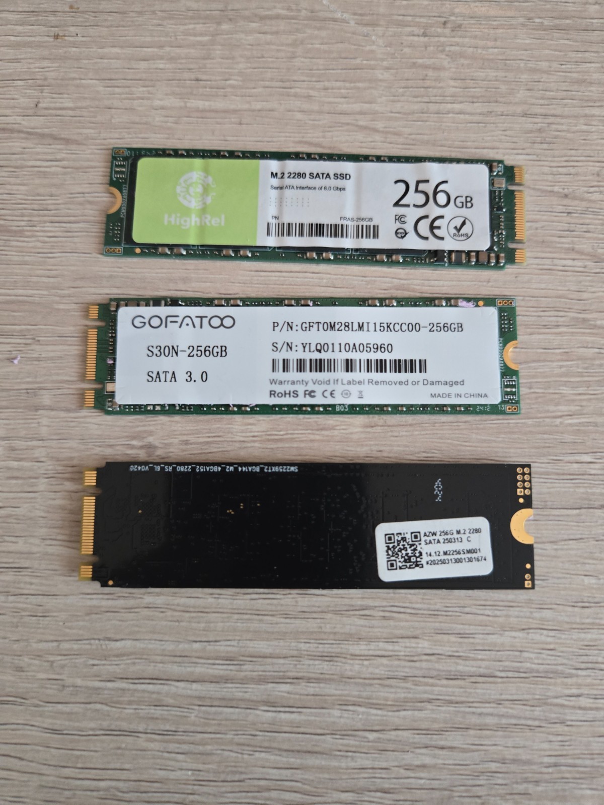 256gb M2 SATA SSD with Fresh Windows 11 Installation, Double Notch (B+M ...