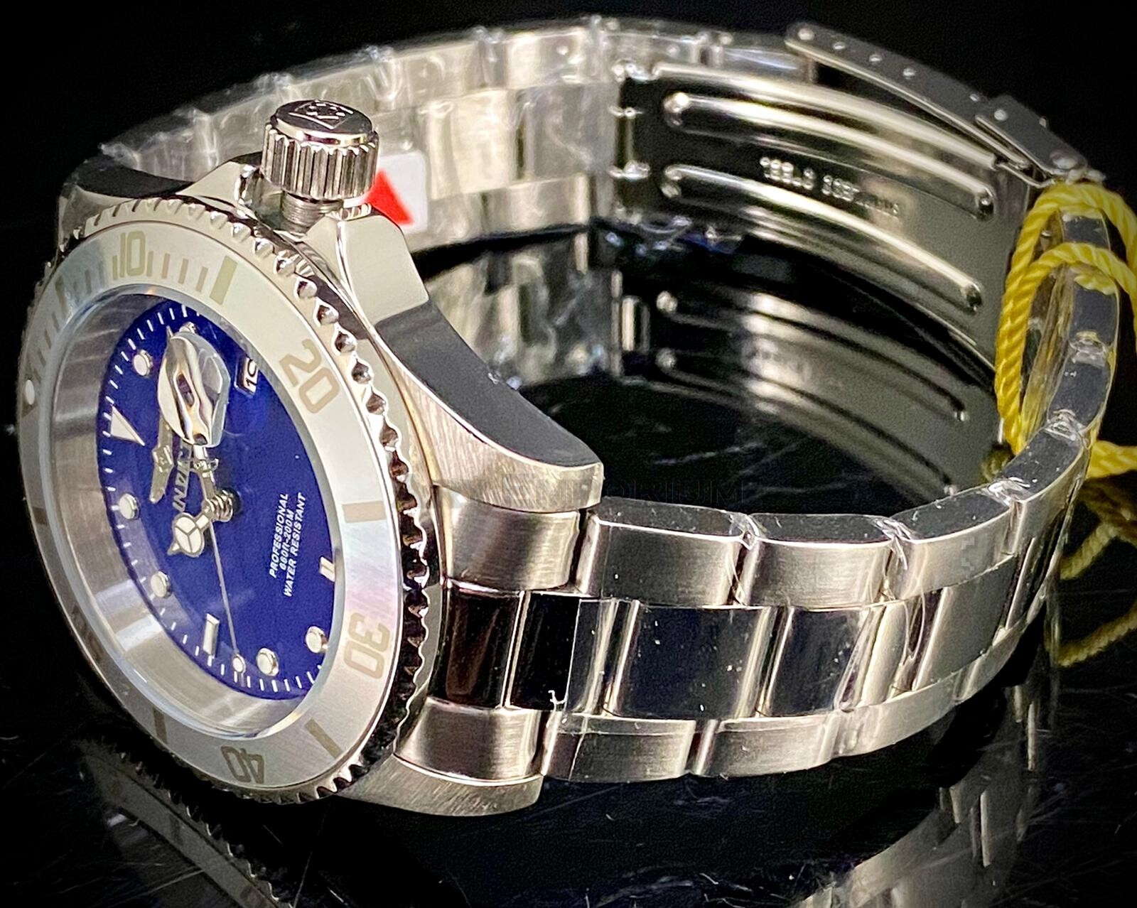 Invicta 34023 Pro Diver 40mm Blue Dial Quartz Silver Tone Bracelet ...