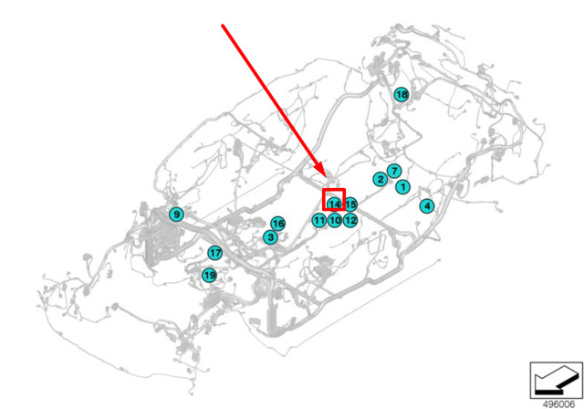 Original BMW X6 E71 Z3 E36 97-18 Universal socket housing uncoded ...