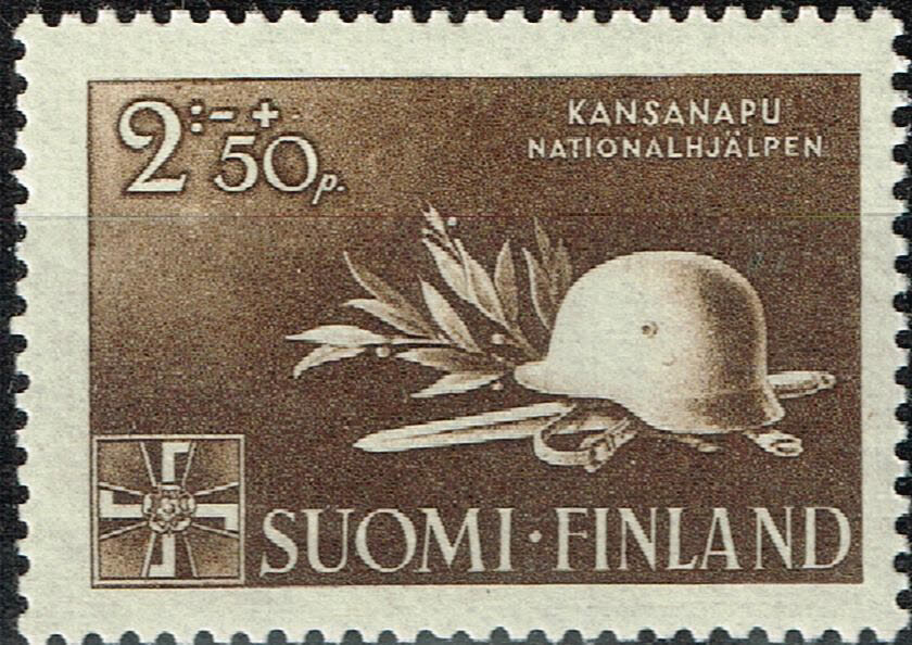 Finland WW2 Army Symbols stamp 1943 MLH A-1 | eBay
