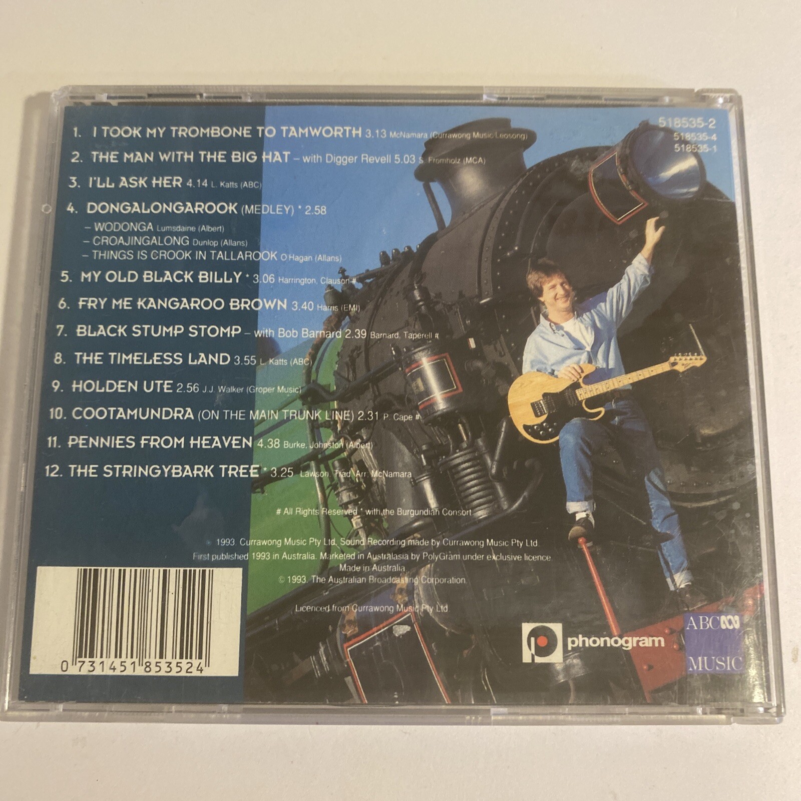 ABC MUSIC...IAN McNAMARA....MACCA TRACKS...12 TRACK AUSTRALIAN PRESSING ...