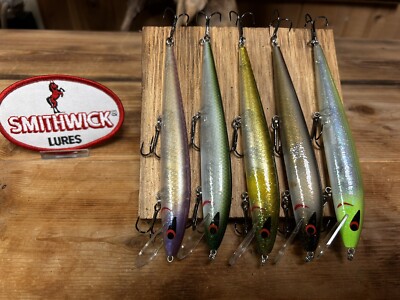 Vintage Smithwick 5 Rattlin Rogue’s 5-1/2” Perfect 10 Walleye Bass Fishing Lures | eBay