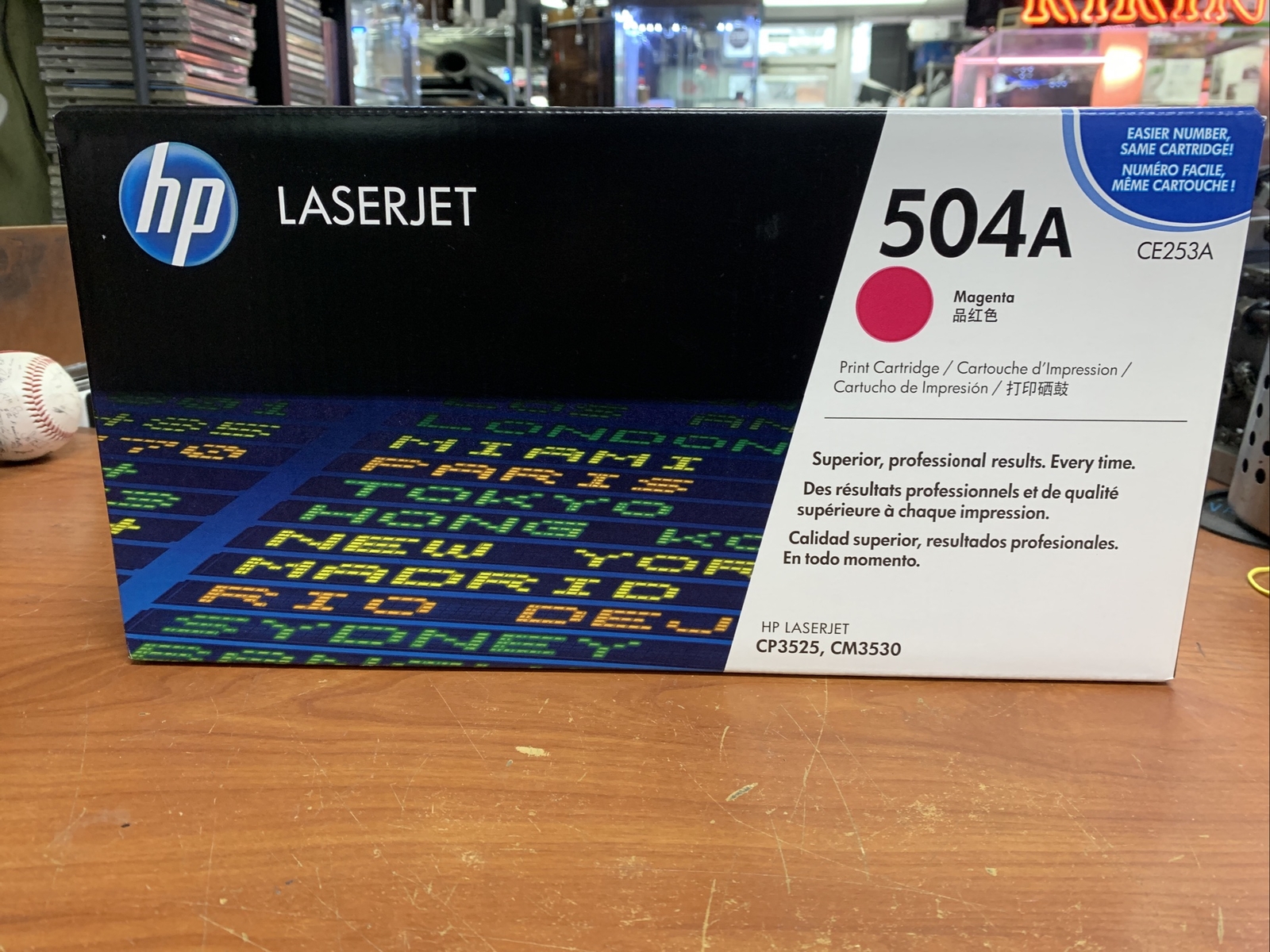 Genuine HP CE253A 504A Magenta Toner Cartridge - NEW SEALED | eBay