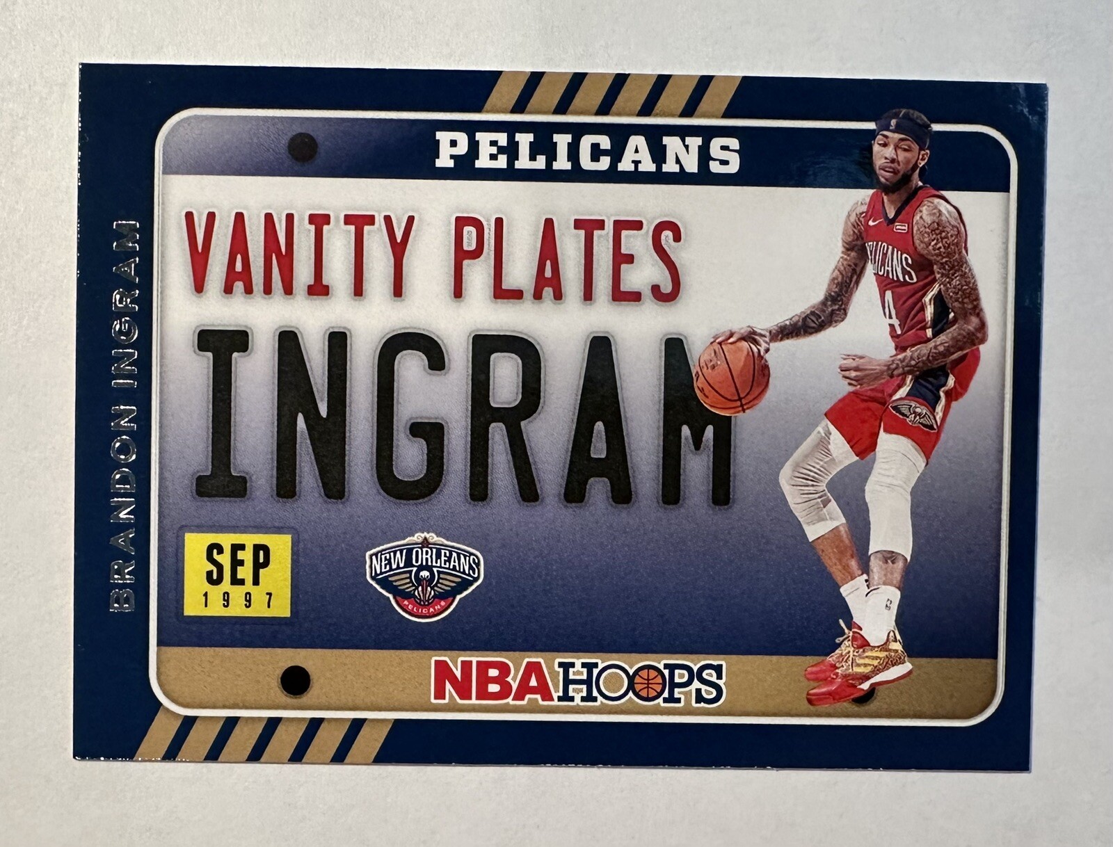 2020-21 Panini NBA Hoops Vanity Plates Brandon Ingram #19 | eBay