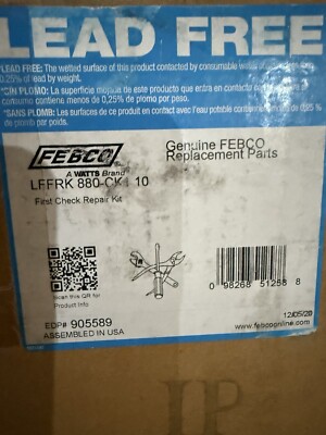 NIB FEBCO LFFRK 880-CK1 (10”) 1st Check assembly | eBay