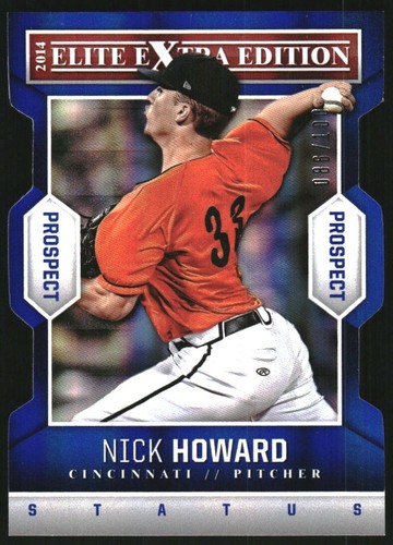 2014 Panini Elite Extra Edition - Prospects Status Blue Die-Cut #52 Nick Howard /100 (RC) for ...