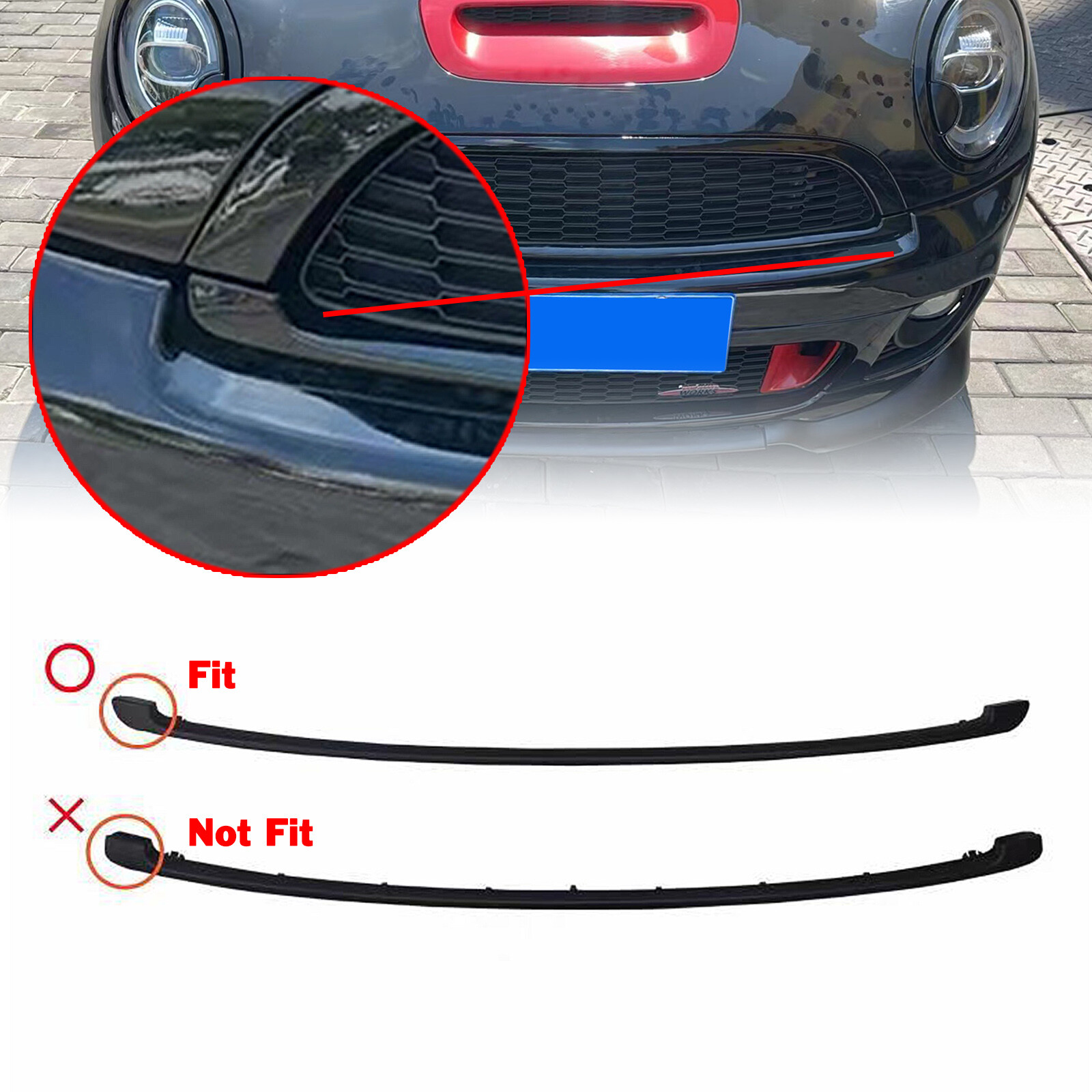 For Mini Cooper S JCW R55 R56 R57 R58 R59 2007-2015 Front Bumper Grille ...
