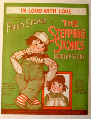 SHEET MUSIC "In Love With Love" in "The Stepping Stones" © 1923 Raggedy Ann | eBay