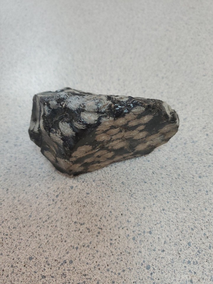 Obsidian Snowflake Stone 263 Grams | eBay