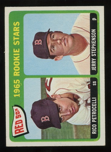 1965 TOPPS BASEBALL # 74 ROOKIE STARS RICO PETROCELLI JERRY STEPHENSON ...