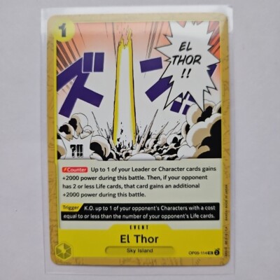 El Thor OP05-114 UC Awakening of the New Era English OP05 ONE PIECE | eBay