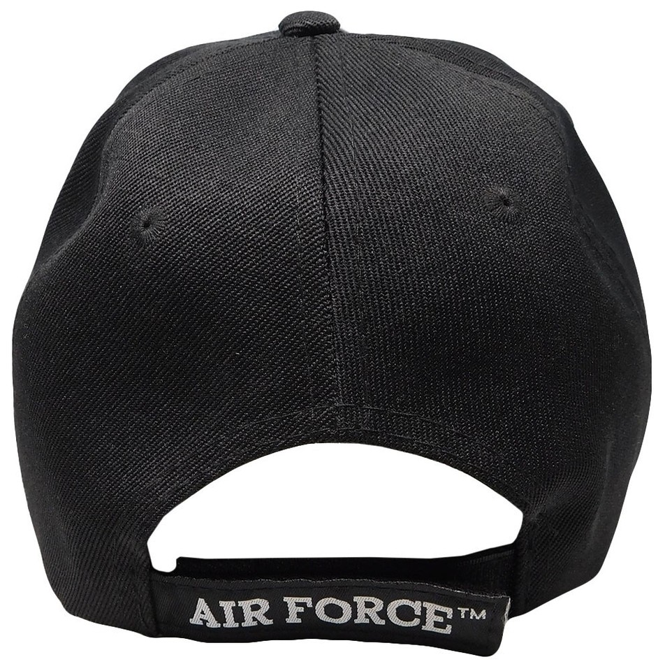 U.S. Air Force CMSGT Retired Black USAF Embroidered Ball Cap Hat ...