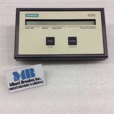 SIEMENS 4300 DISPLAY MODULE DC 120 (2 YEAR WARRANTY) | eBay