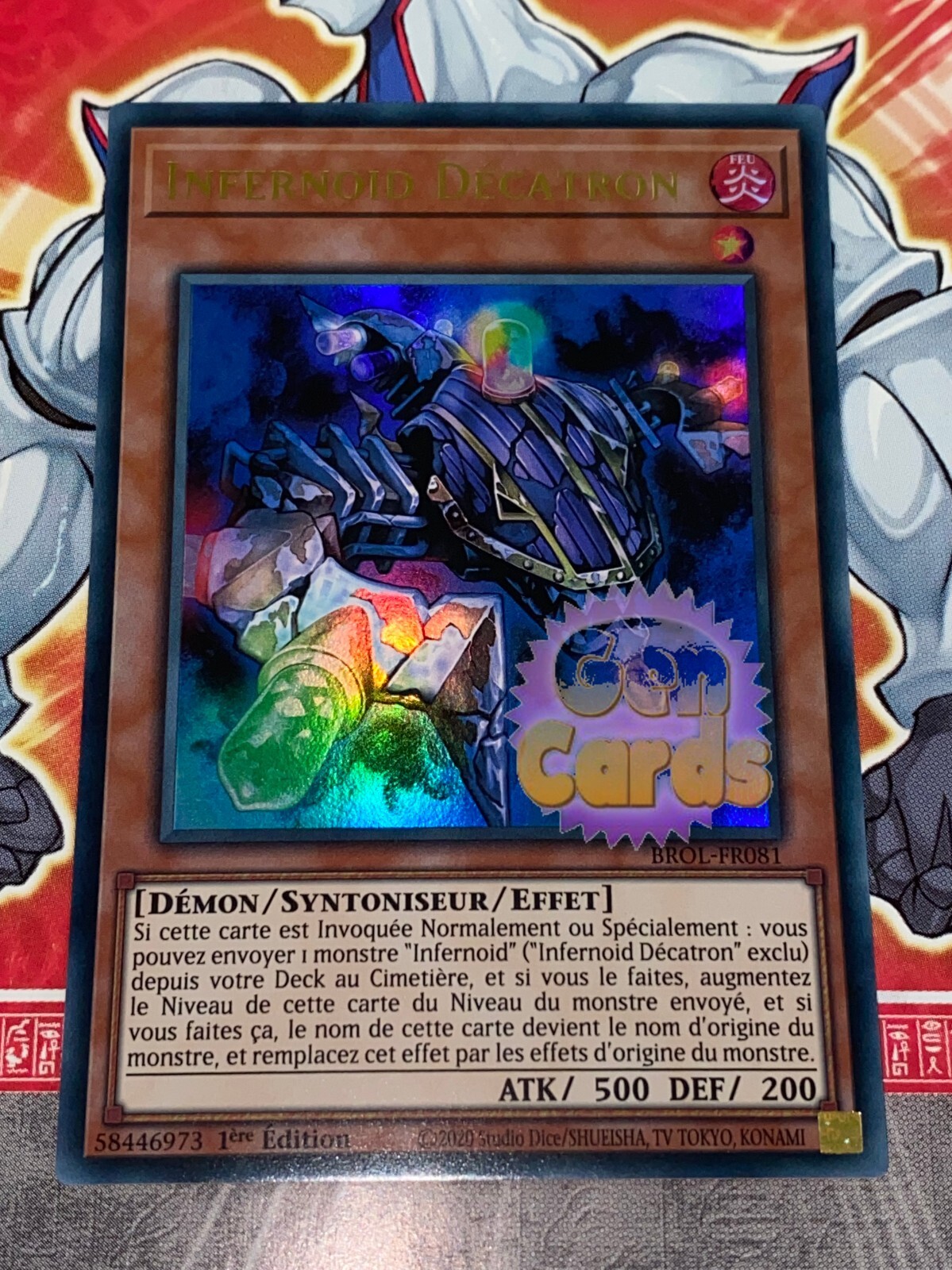 Carte YU GI OH INFERNOID DECATRON BROL-FR081 | eBay