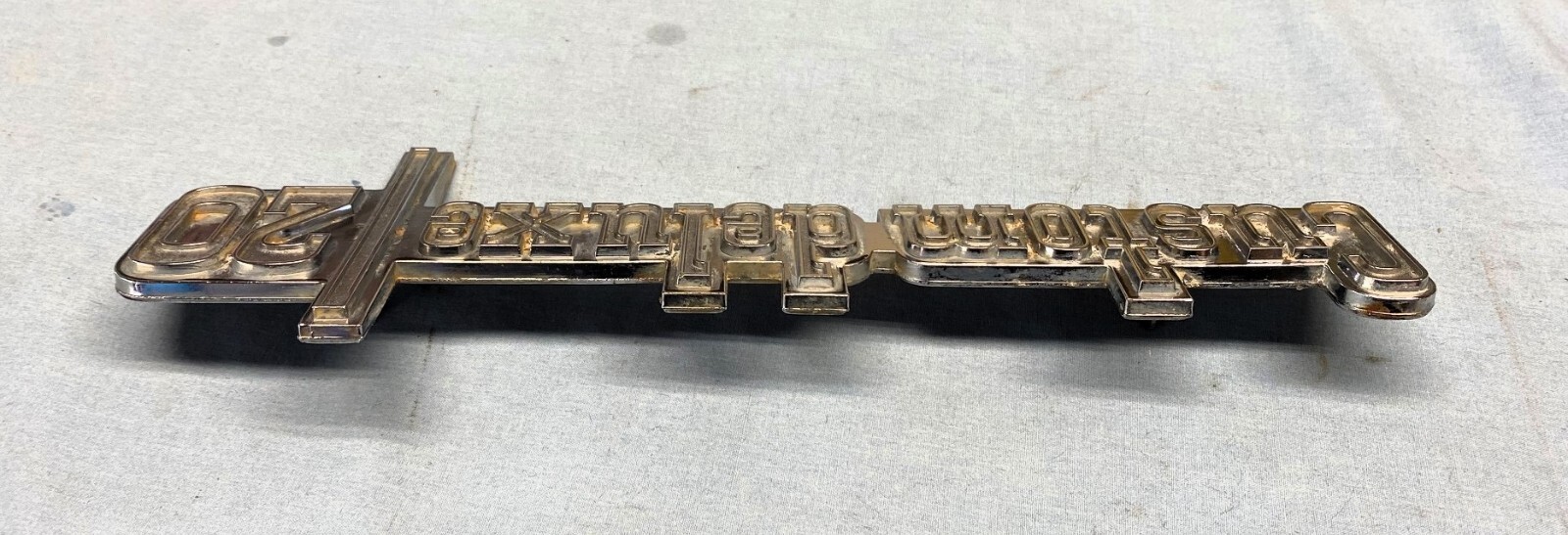 1973 73 74 75 77 78 CHEVROLET CHEVY CUSTOM DELUXE 20 TRUCK OEM EMBLEM ...