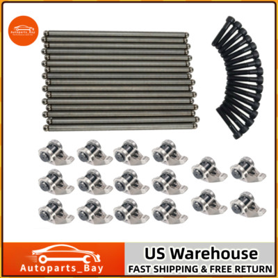 Upgrade LS1 Rocker Arms With Trunion Pushrods Kit for LS 4.8 5.3 5.7 6. ...