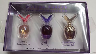 Mariah Carey women mini Set 3PC perfume Gold, M , Luscious Pink SEE ...