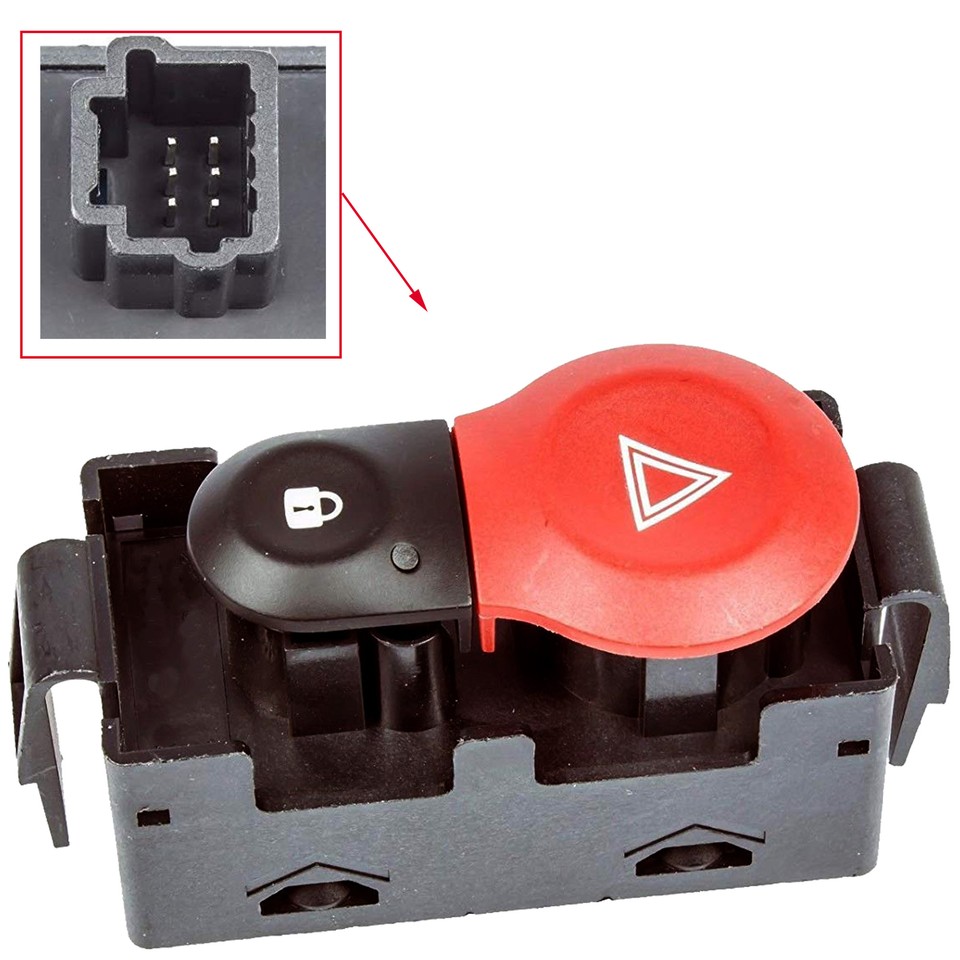Warning Button for Kangoo 2 from 2008 to 2017 = 8200523299 8200483813 ...