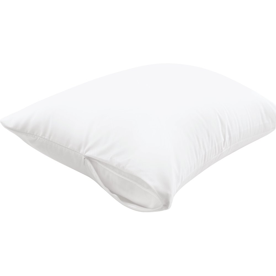 Mainstays Cotton Touch Zippered Pillow Protector, Standard/Queen, 2 ...