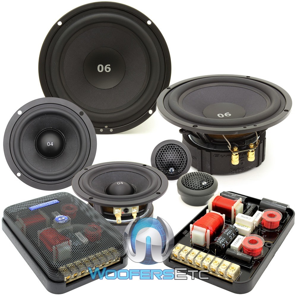 CDT AUDIO ES-0642i 6.5" 4" 250W RMS 3-WAY EXTENDED BASS COMPONENT SPEAKERS NEW 864860548030| eBay