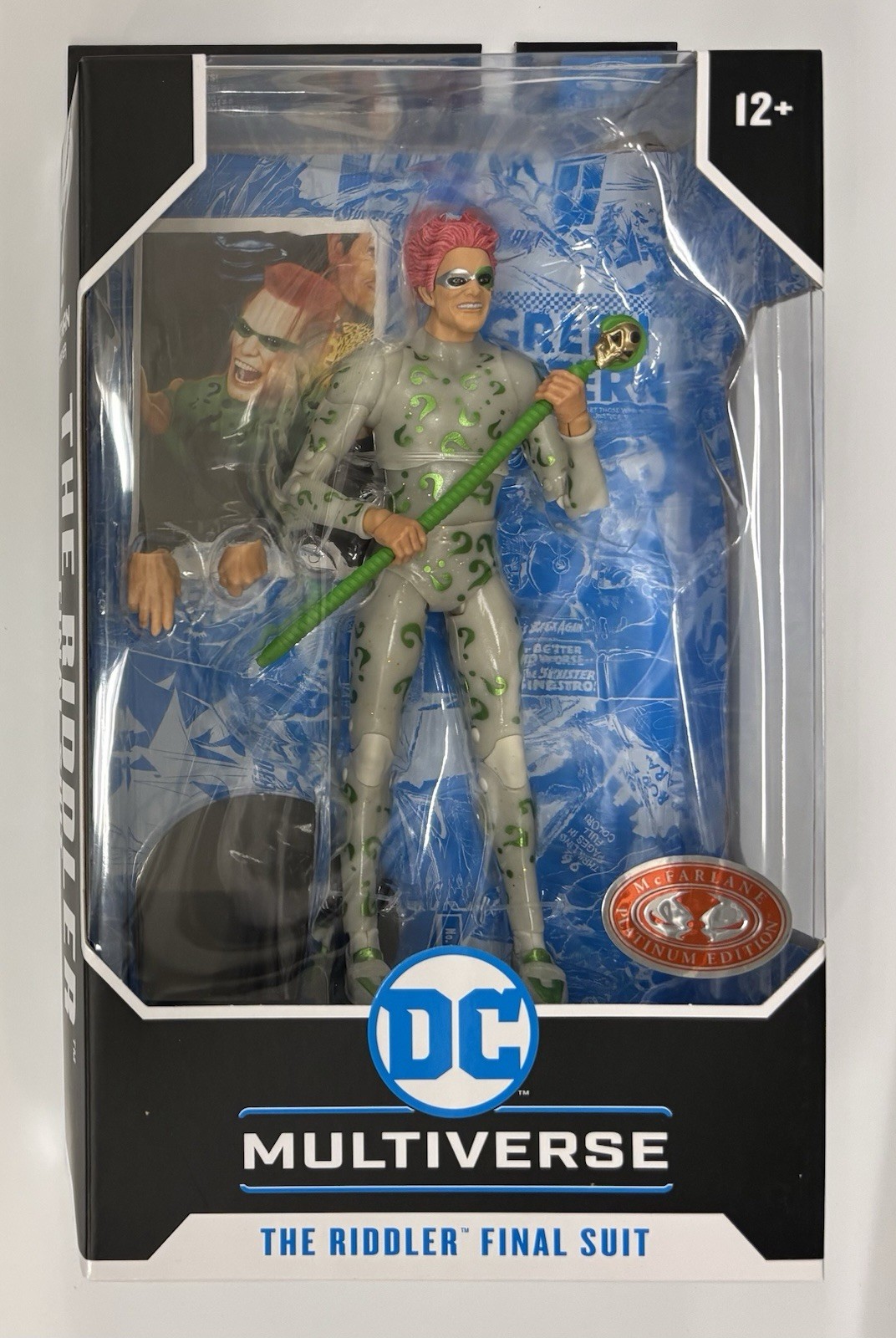 McFarlane DC Multiverse Red Platinum Riddler Final Suit Figure Batman ...