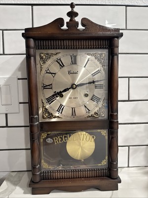 Vintage Centurion 35 Day Wind Up Wall Clock With Key | eBay